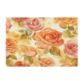 Bathroom Plush Absorbent Mat Combined U-Shaped Square Pad Bath Mat ...