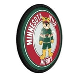 Minnesota Wild Mascot 18'' Round Slimline Illuminated Wall Sign ...
