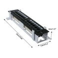 12-Port Blank Patch Panel Rack Mount Cable Management For Cat5e/Cat6 ...