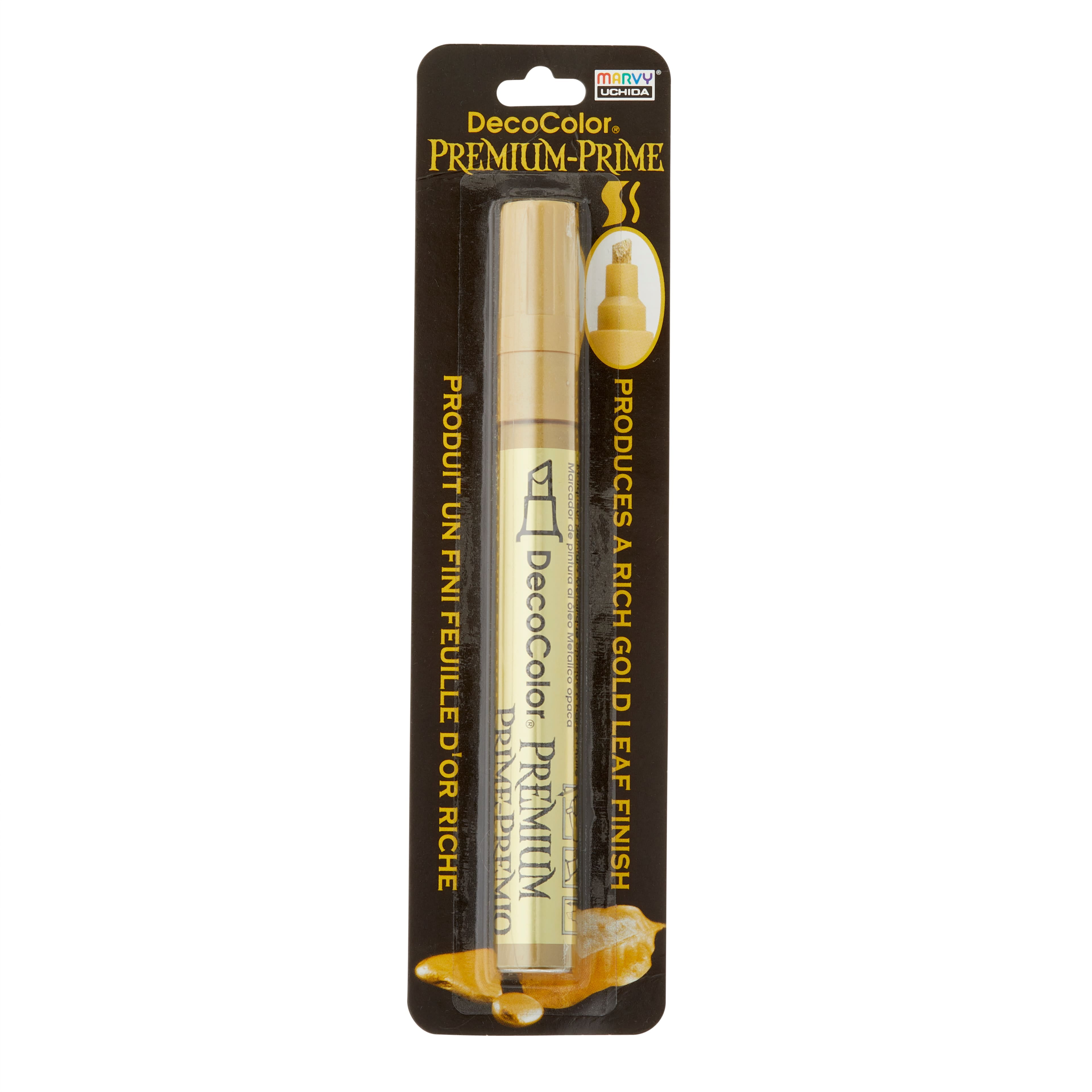 12 Pack: DecoColor® Premium 3 Way Chisel Gold Point Pen - Walmart.com
