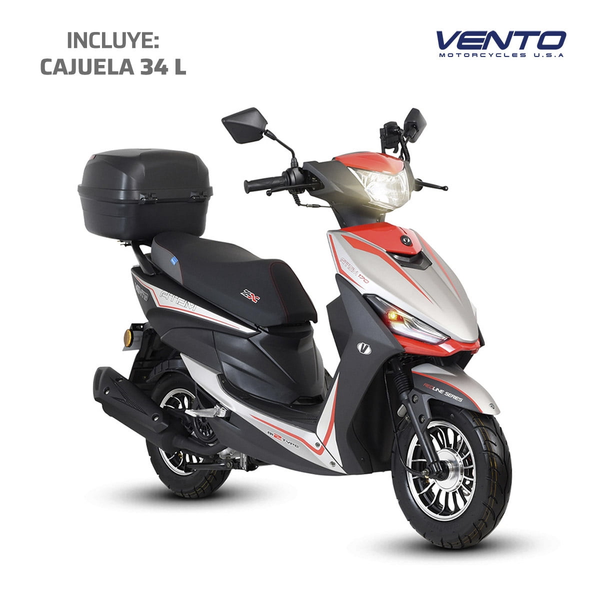 Motoneta Vento Atom 170 2.0 Gris 2025 | Bodega Aurrera en línea