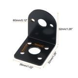 Uxcell Motor Base Motor Mounting Bracket Holder 32x26x32mm Black for ...