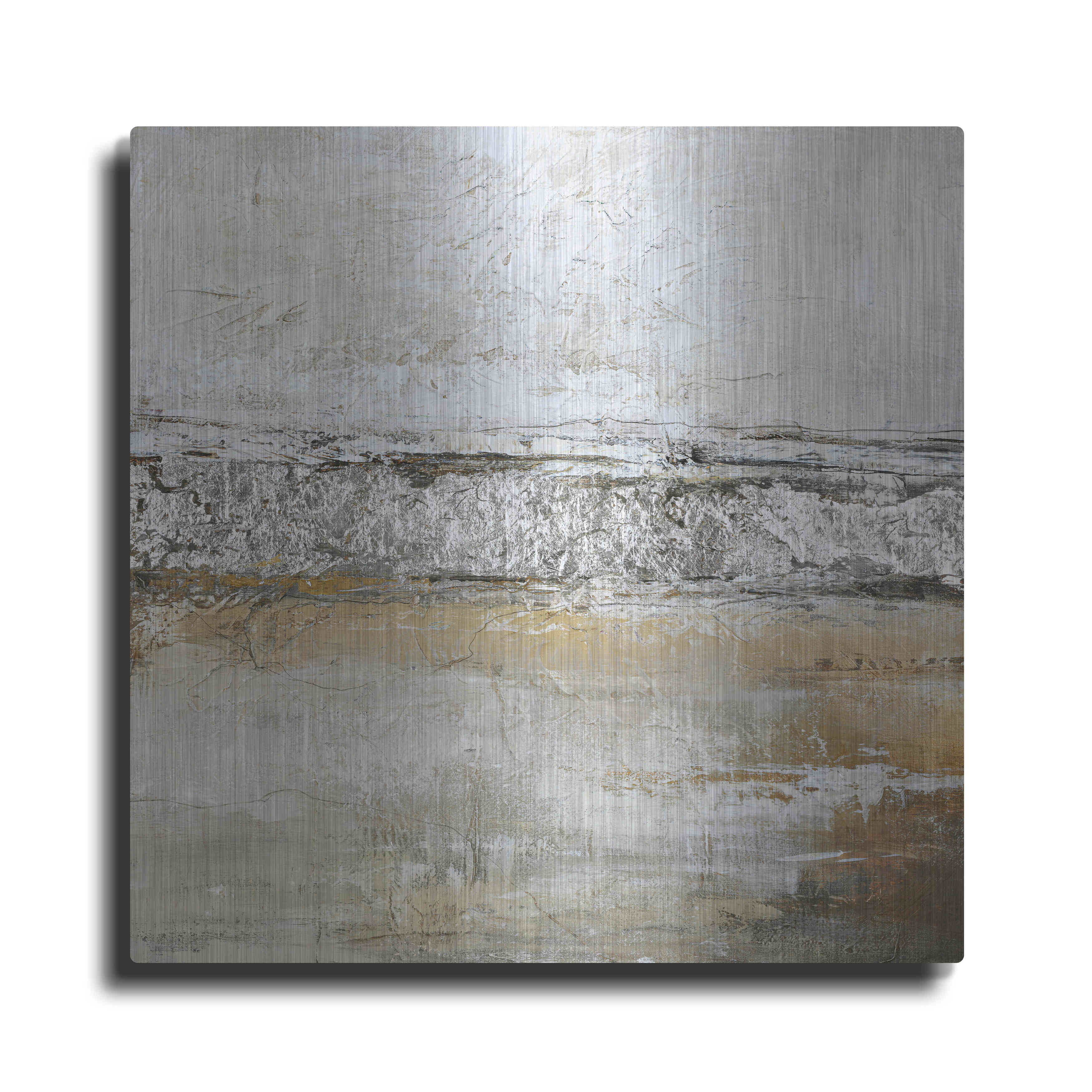 Luxe Metal Art 'Low Limit Silver' by Design Fabrikken, Metal Wall Art ...