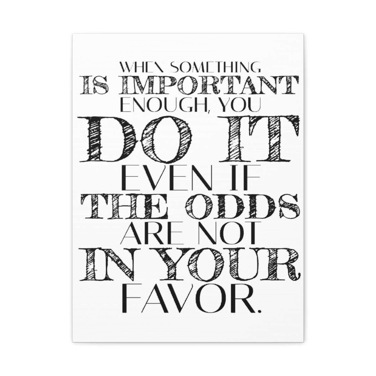 Not Important Enough Not Important Enough