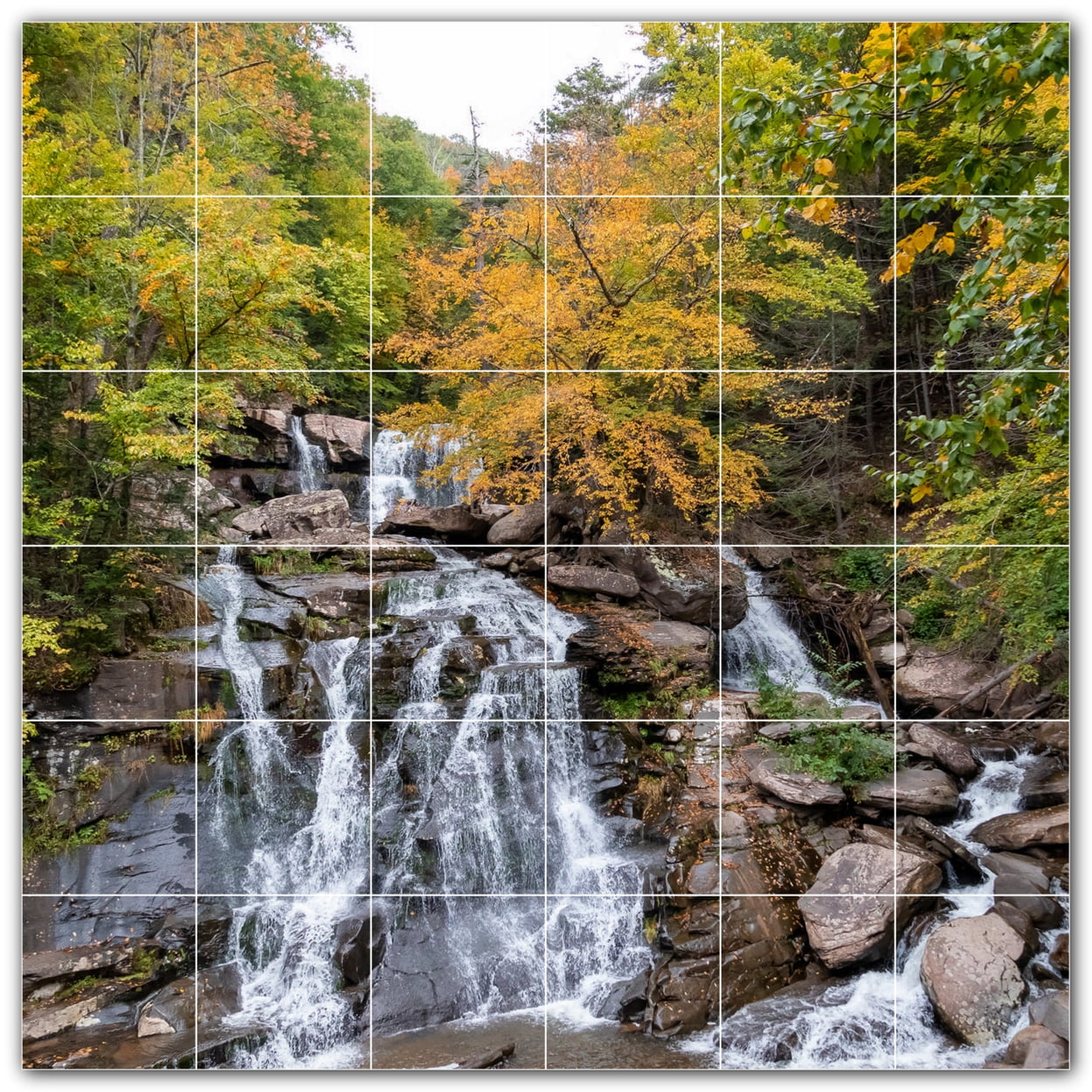 Picture-Tiles.com: Waterfalls Ceramic Tile Wall Mural WAL501088-66XL ...