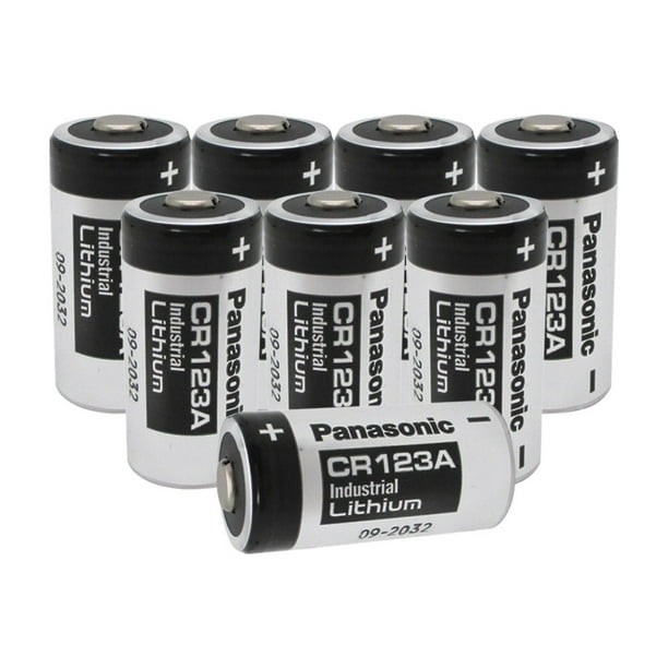 Panasonic CR123A Lithium 3V Photo Lithium Batteries, 8 Pack - Walmart.com