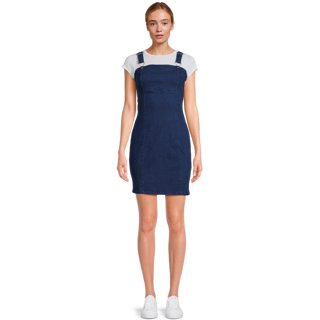 No Boundaries Juniors’ Triple Stack Dress - Walmart.com