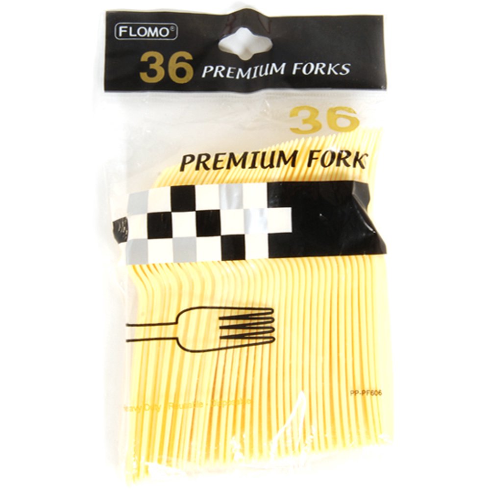 Pastel Yellow Premium Forks - 36 count (36 Units Included) - Walmart ...