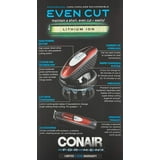 Conair Professional Cordless Haircut Kit: Even Cut Rotary System with ...