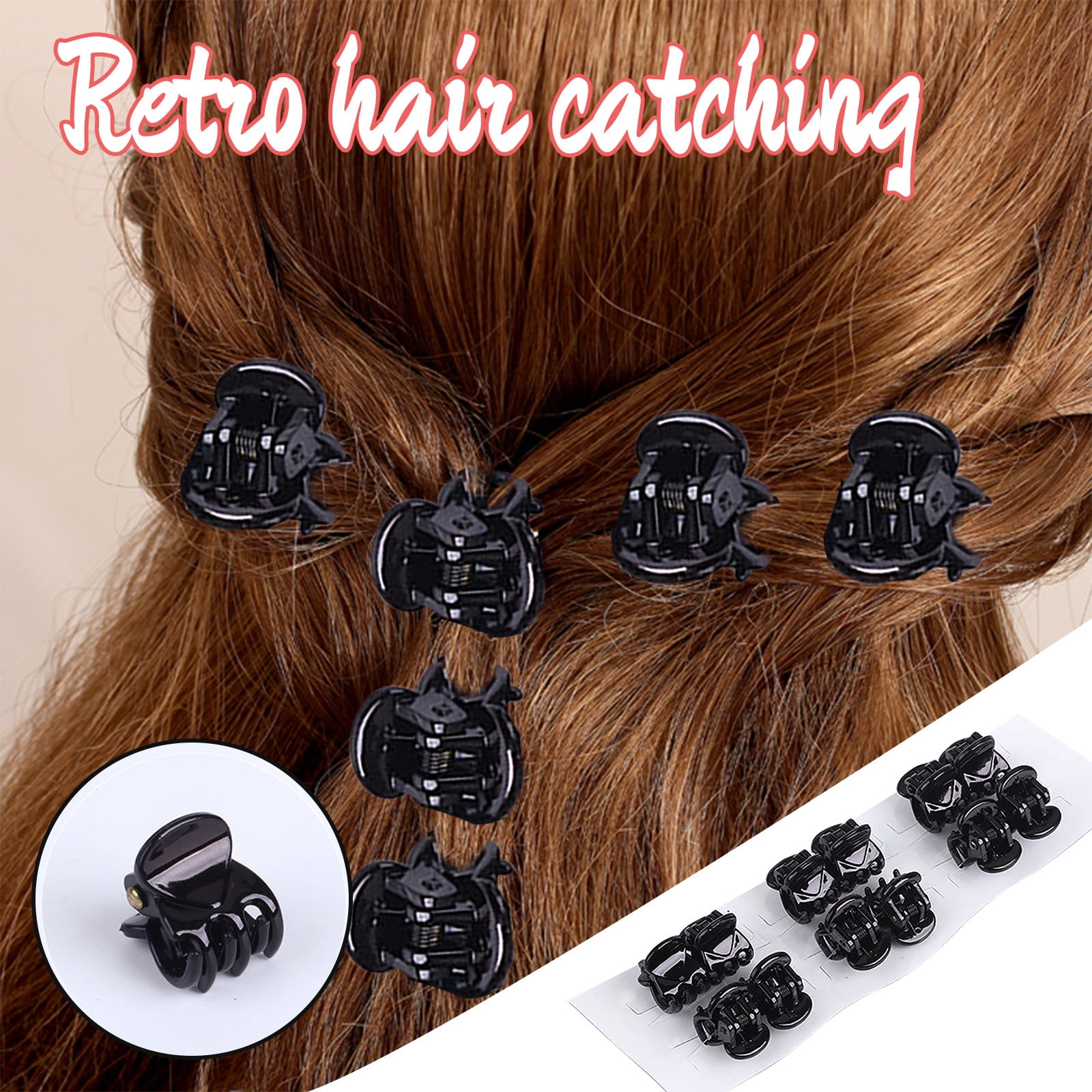 Click here for Egnmcr Hair Clips Bow-Knot Small Grasping Clip Hol... prices