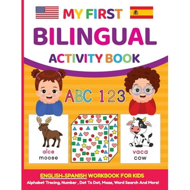 Spanish Workbook For Kids : Learn Spanish Words for Colors, Shapes, and ...