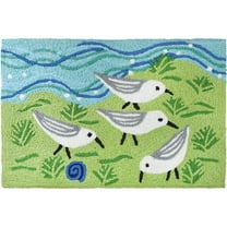 The Sandpiper Gang Jellybean Accent Washable Rug 20" x 30" JB-DM003 - Walmart.com