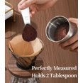LIDUI-Coffee Scoop Set, 2 Tablespoon Heavy-Duty Measuring Scoop with ...