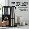 One Press Programmable Dispensing 12 Cup Coffee Maker with Internal ...