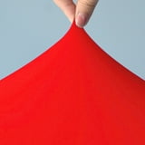 Gowinex 2 Pack 8FT Red Spandex Tablecloth Stretch Fitted Table Cover ...