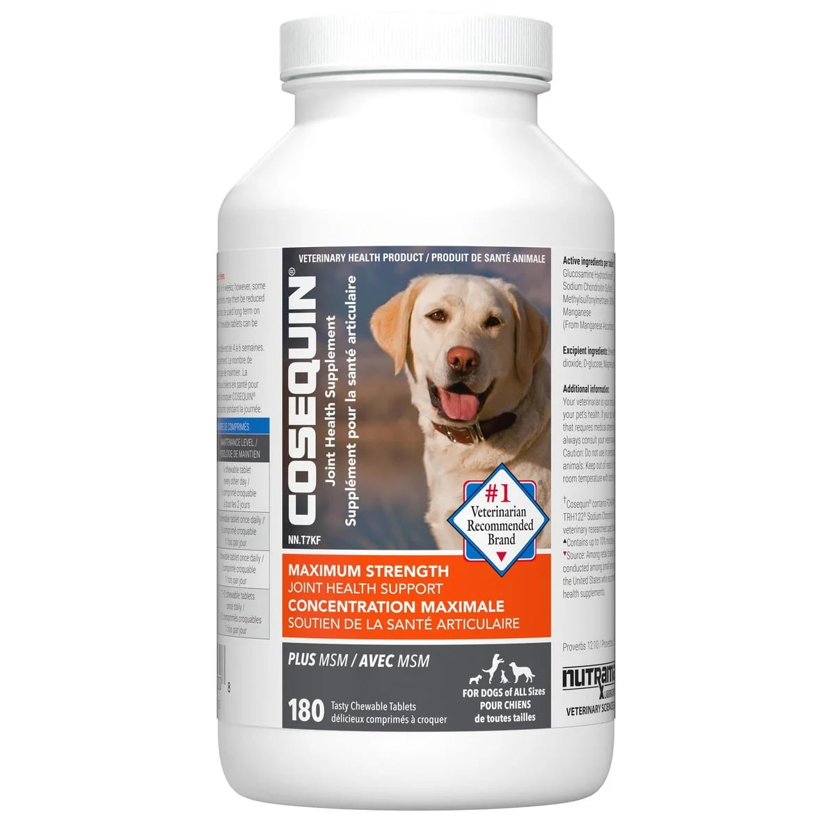 Cosequin DS Maximum Strength Plus MSM Joint Health Supplement for Dogs ...