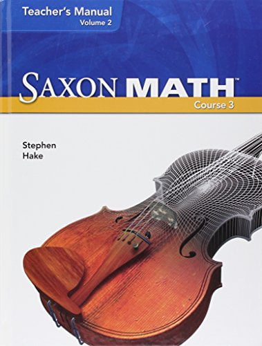 Pre-Owned Saxon Math, Vol. 2: Teacher Manual ,Course 3, 9781591418870 ...