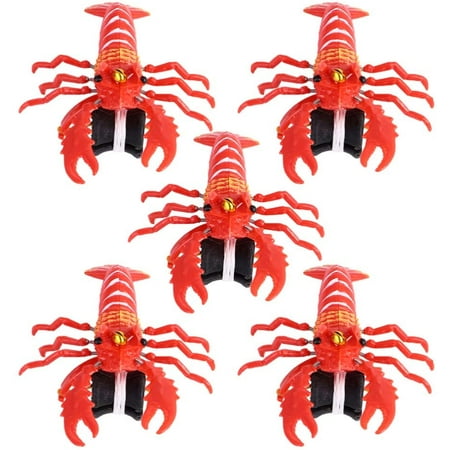 HTCM 5pcs Pull Along Toy Wind Up Lobster Toy Clockwork Toy Animal Pull ...