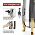 3.4 Gallon Stainless Steel Insulated Beverage Dispenser with Spigot ...