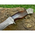 Handmade Damascus Steel 13 Inches Bowie Knife - Solid Perfect Grip ...