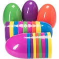Prextex Fillable Plastic Jumbo Giant 12 Pieces Easter Egg | 12 Piece ...