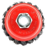 Forney Cup Brush Knotted, 2-3/4 Inch x .020 Inch x 5/8 Inch-11 Arbor ...