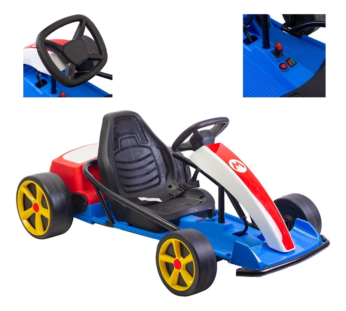 Go Kart Eléctrico AEIOU Mario Bros 24v Rojo | Walmart en línea