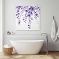 Canvas Print Wall Art Oil Paintings Purple Gradient Eucalyptus Leaves ...