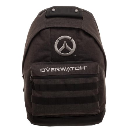 Blizzard Overwatch Licensed Backpack Video Game Charcoal Canvas School ...