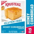 Krusteaz Gluten-Free Honey Cornbread Mix, Real Honey, 15 oz Box ...