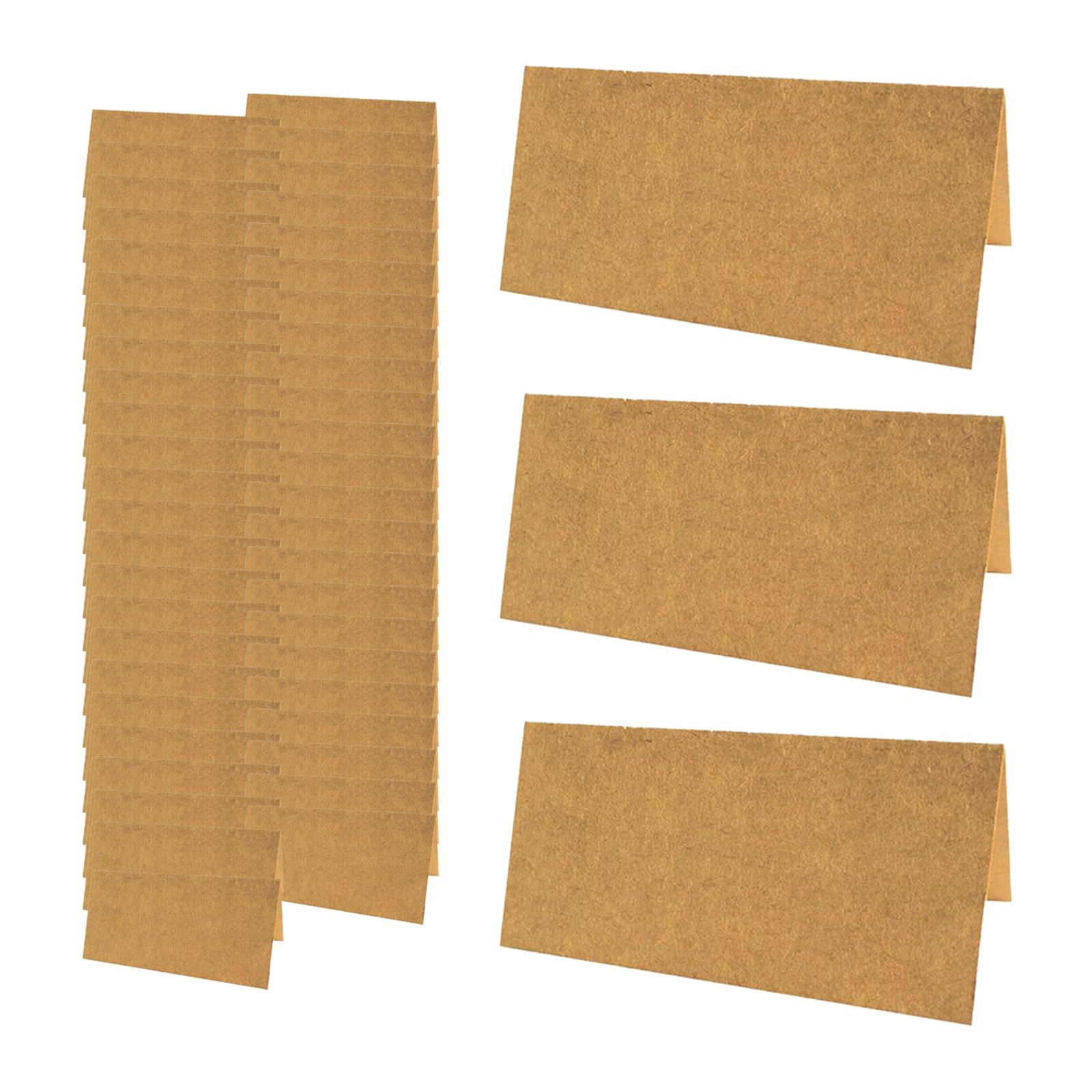 50x Wedding Place Cards Buffet Table Cards Tags Name Tags Table Number ...