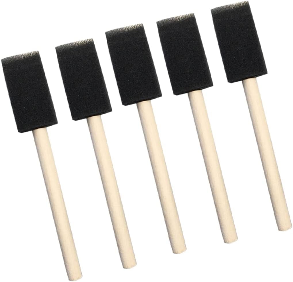 60pcs 1 Black Pens for Drawing Black Sponge Craft Sets for Kids Foam ...