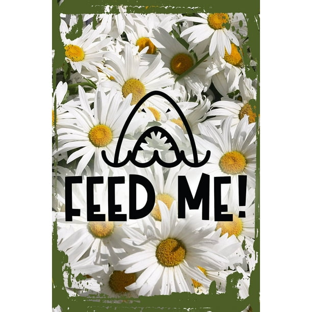 Daisy Flower Wall Art Feed me! shark silhouette caps funny hungry food ...
