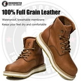 ROCKROOSTER Work Boots for Men, Soft Toe Waterproof Comfortable Anti ...