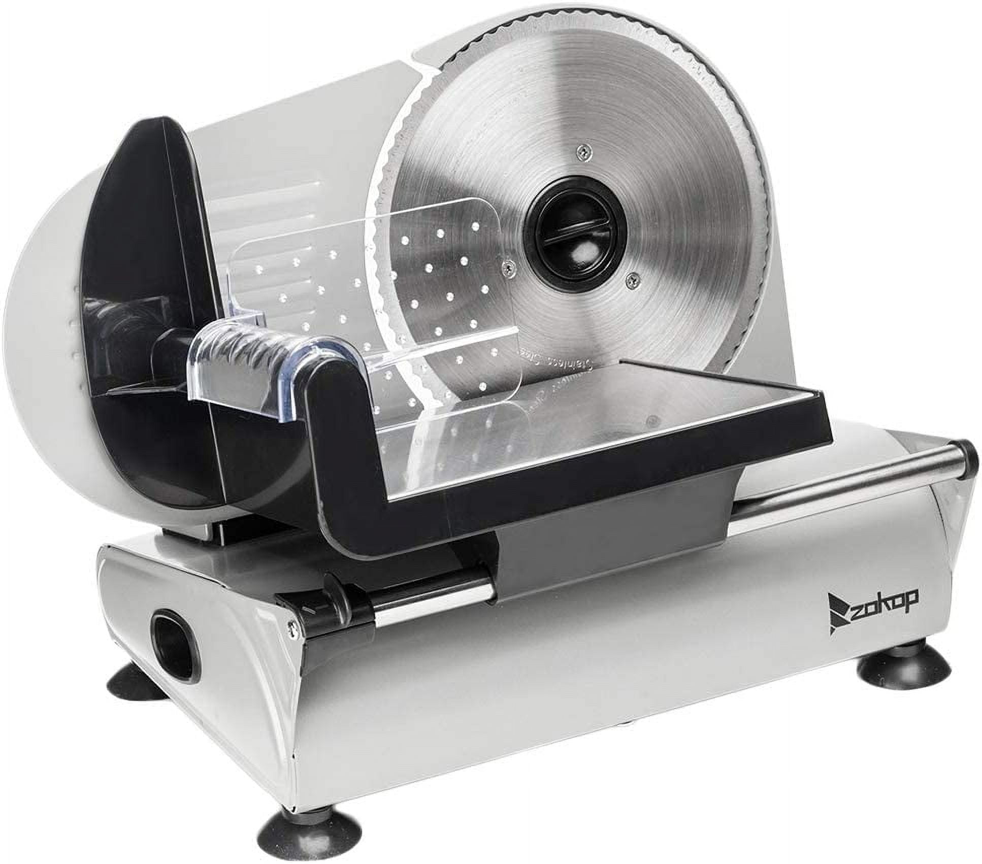 Meat Slicer Electric Deli Food Slicer, Semi Automatic Electric Meat ...