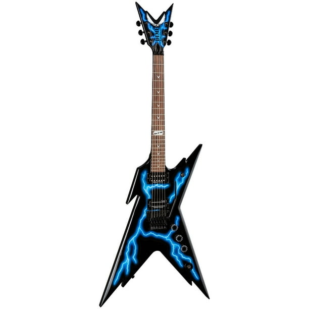 Dean Razorback Dimebag Darrell Pantera Lightning Electric Guitar with Floyd Trem - Walmart.com ...