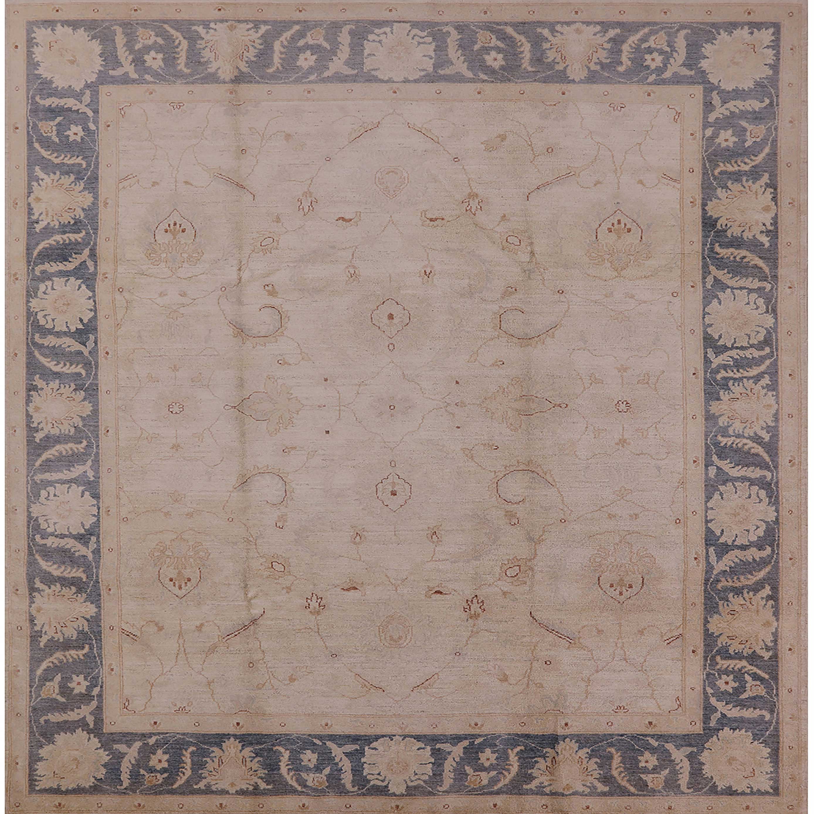 Ahgly Company Indoor Square Mid-Century Modern Rose Purple Oriental ...