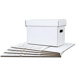 PIT66 Stackable Comic Books Storage Boxes, 5Pcs, Short, Holds 150-175 ...