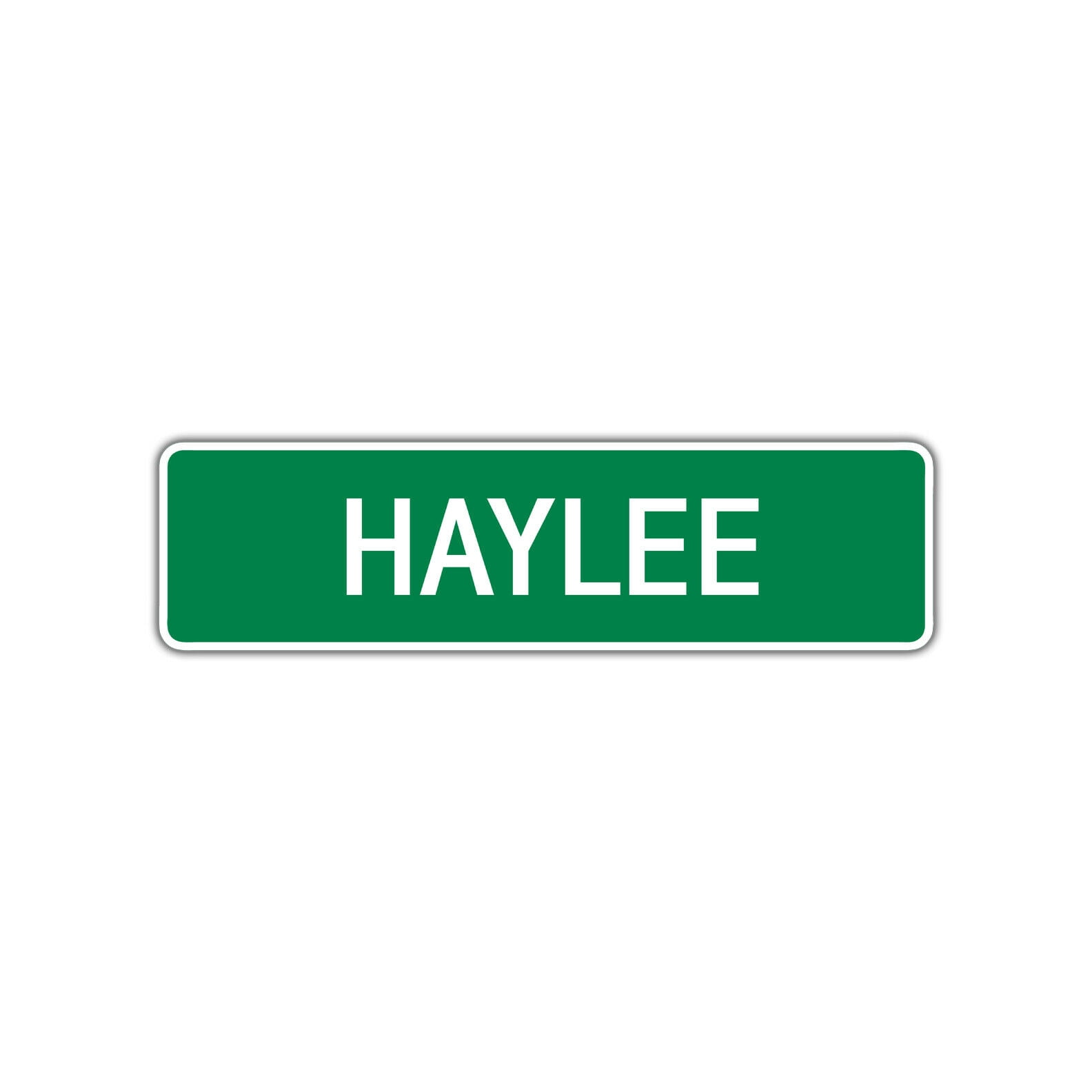 Haylee Girls Children Name Letter Printed Label Indoor Outdoor Unique ...