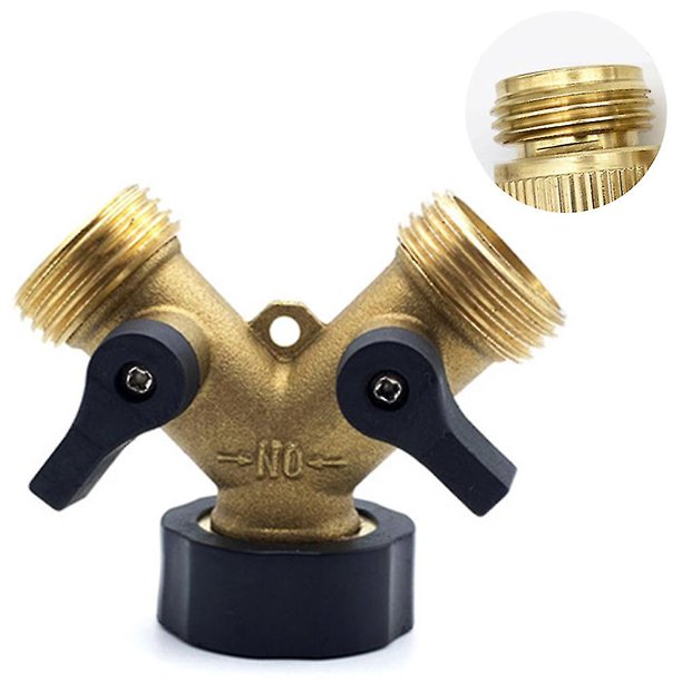 2-way Y-distributor For Inlet Hoses To Cont 2 Devices Garden Water ...