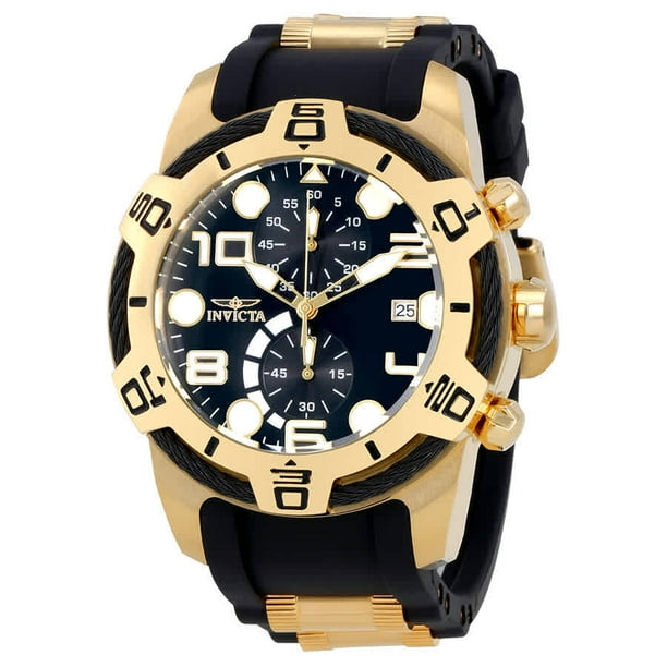 Invicta Men's 50mm Bolt Sport Edition Black Dial Chronograph Silicone ...