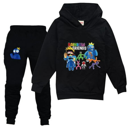 Rainbow Friends Roblox Kids Boys Casual Hoodie+pants Suit Tracksuit ...