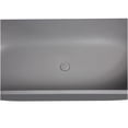 COSMOS Matte Gray Freestanding Soaking Bathtub with Overflow Drain, 63 ...