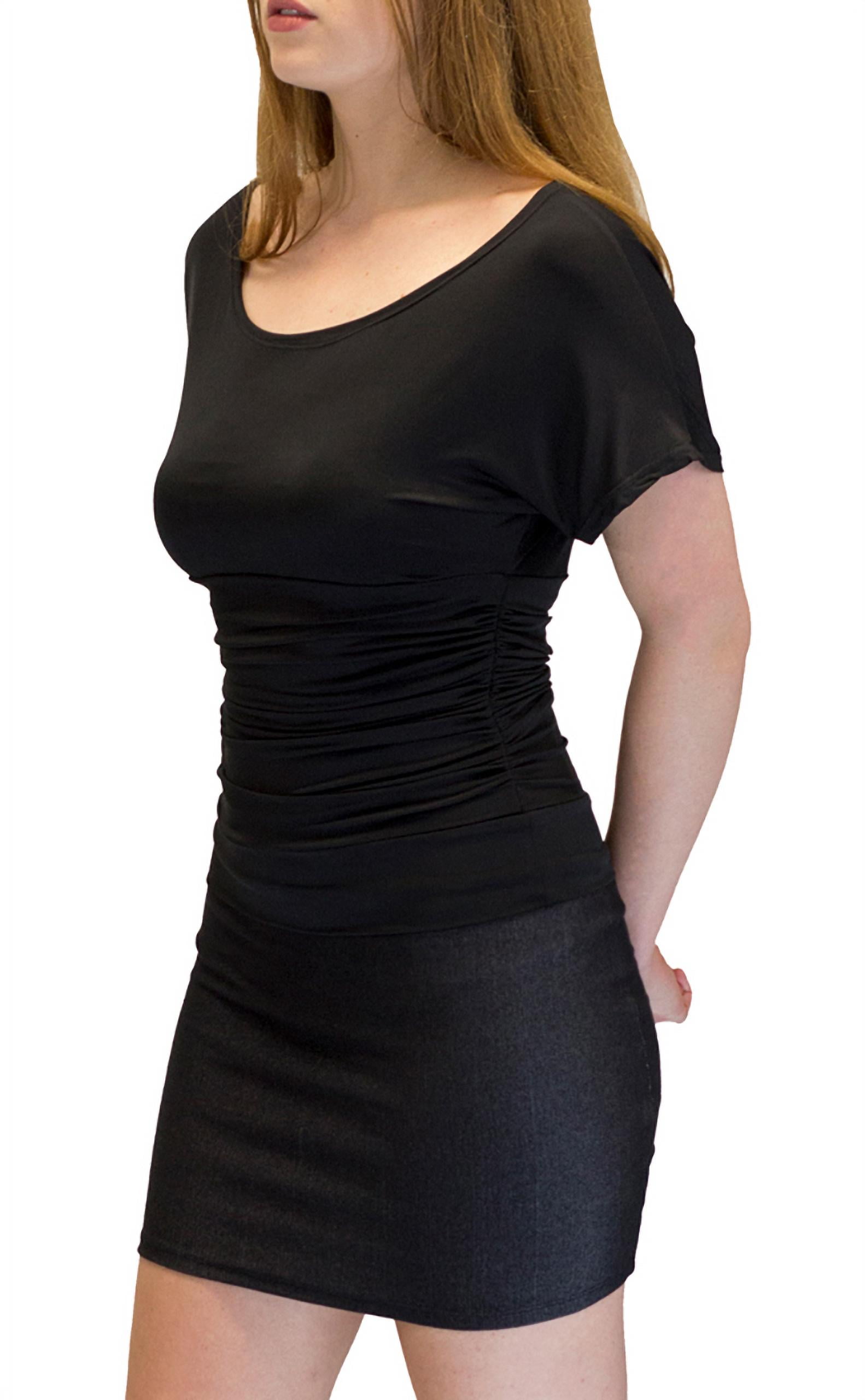 Top - Empire Cut Waist Gather - Walmart.com