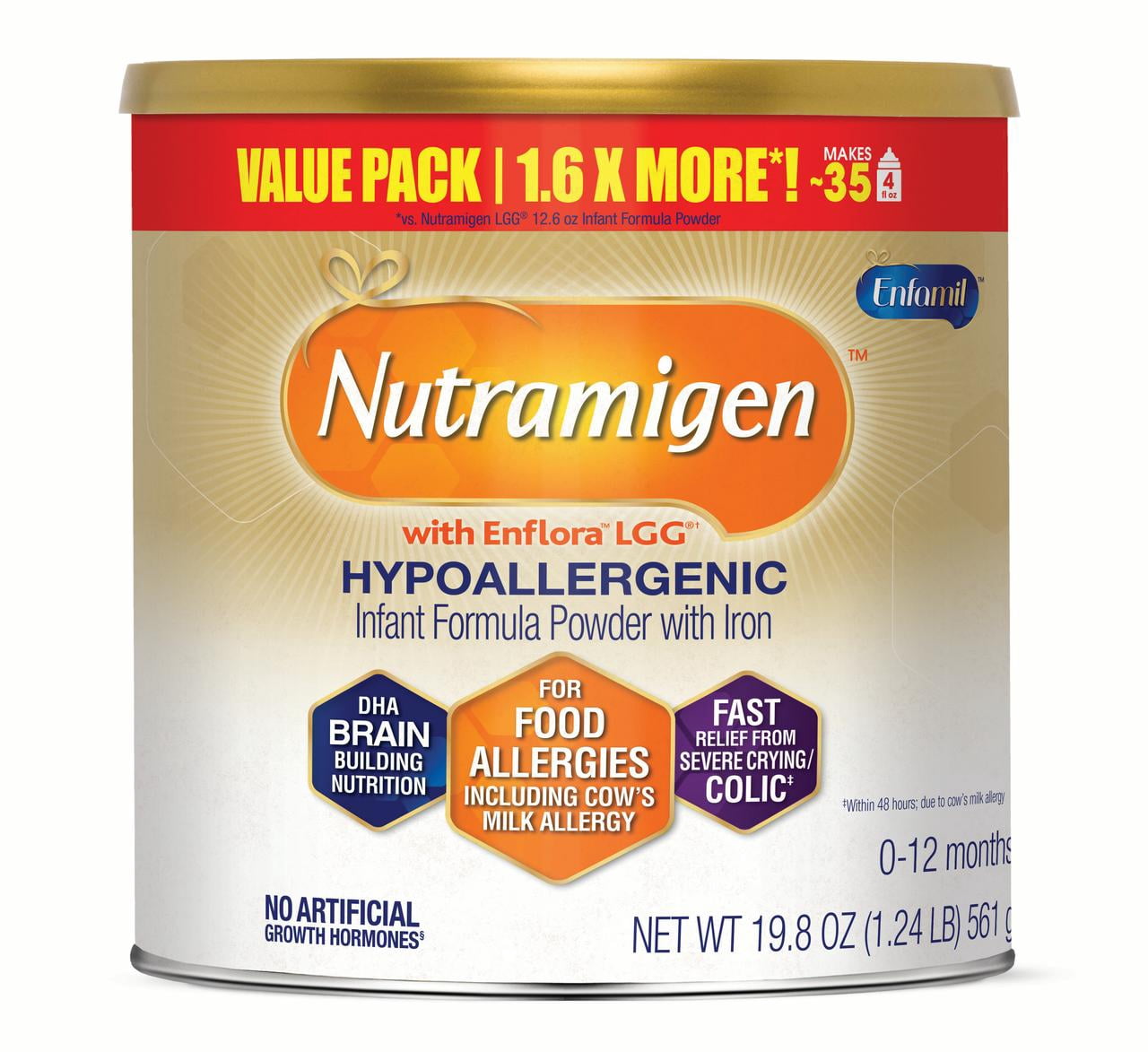 Nutramigen Hypoallergenic Infant Formula With Enflora LGG Powder 19 Nutramigen Hypoallergenic Infant Formula With Enflora LGG Powder 19