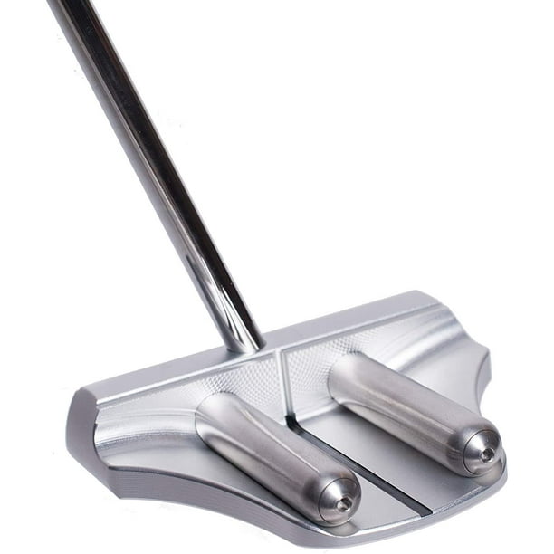 Rife Golf Right Handed Silver Two Bar Mallet Putter Patented Roll ...