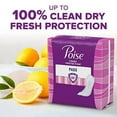 Poise Incontinence Pads and Postpartum Pads, 4 Drop Moderate Absorbency ...
