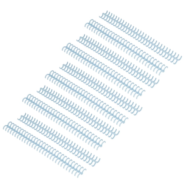 10PCS Binding Spine 30 Holes 12mm Diameter DIY Cuttable Plastic A4 Wire ...