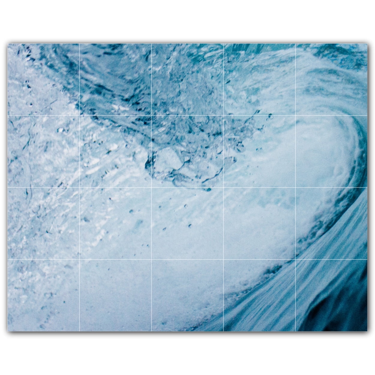 Picture-Tiles.com: Waves Ceramic Tile Wall Mural WAL501183-54XL. 60"W x ...