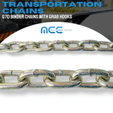 Mega Cargo Control 10 Pack G70 5/16" x 20' Tow Chain Transportation ...
